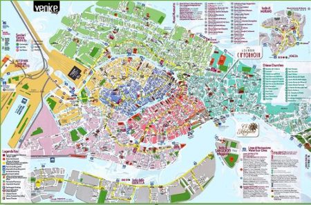 Carte et plan de Venise : tout pour organiser au mieux votre séjour ...